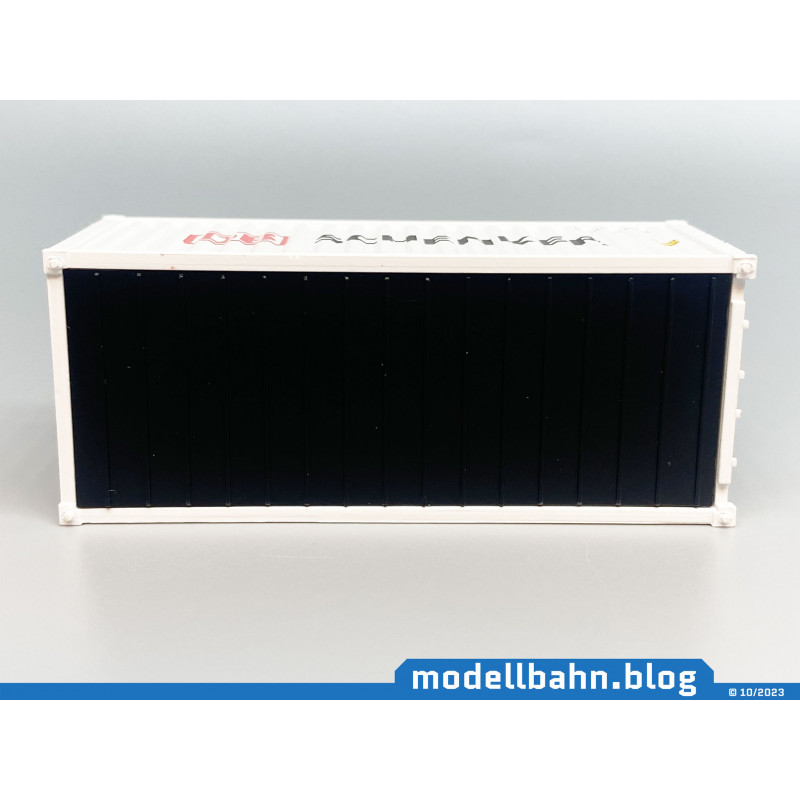 Weißer 20ft Container "DB Schenker" in 1:87 (H0)